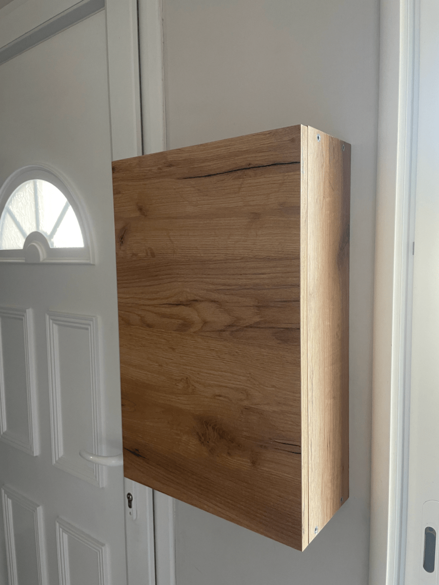 Cache tableau électrique Bois – Clim-Box